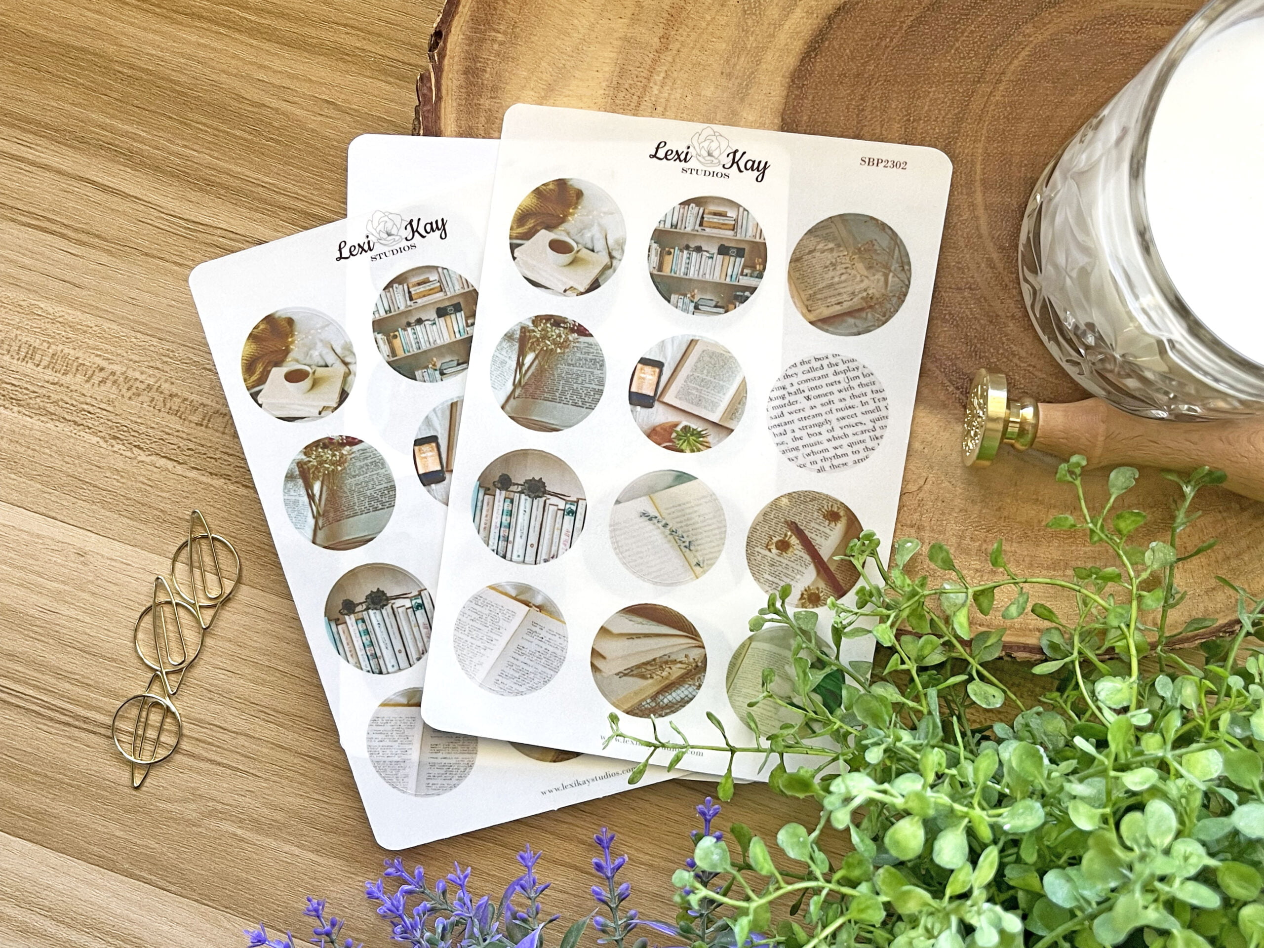 Books Picture Dots Printable Sticker Sheet – LexiKay Studios Ltd